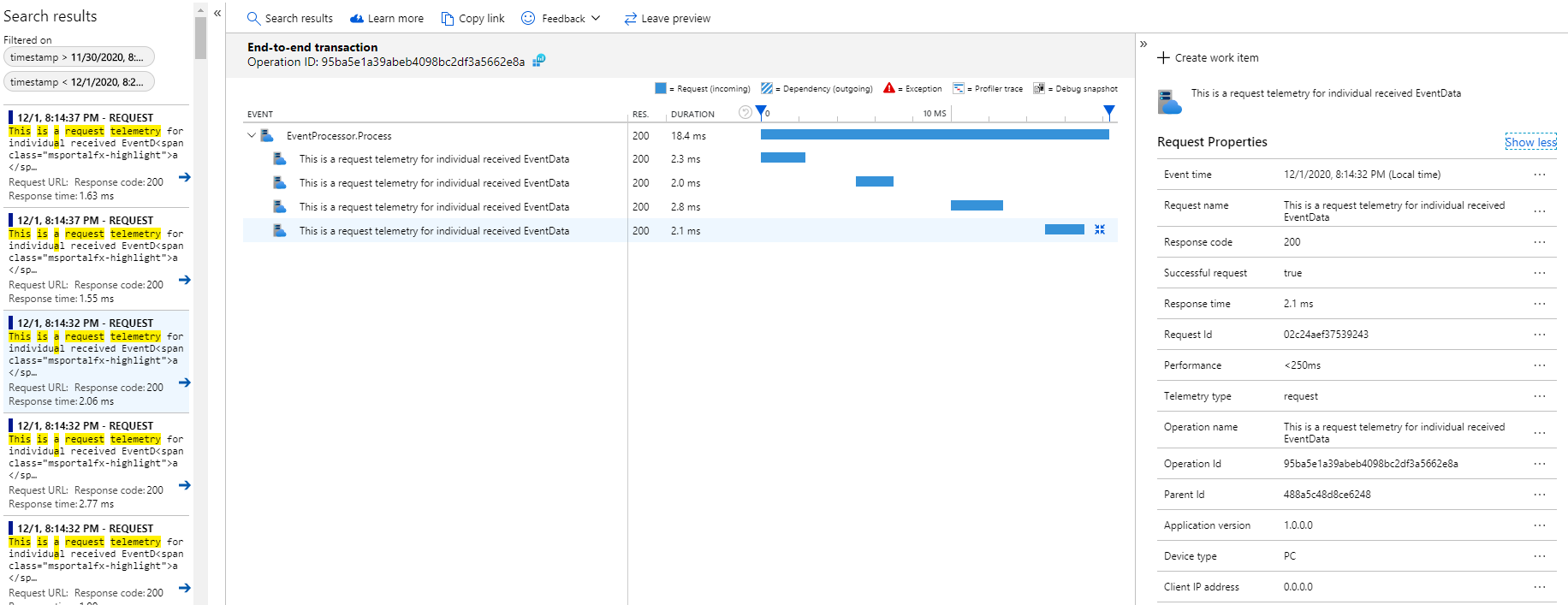 [Application Insights] Configure reporting of diagnostic scopes from the Event Hubs client ...