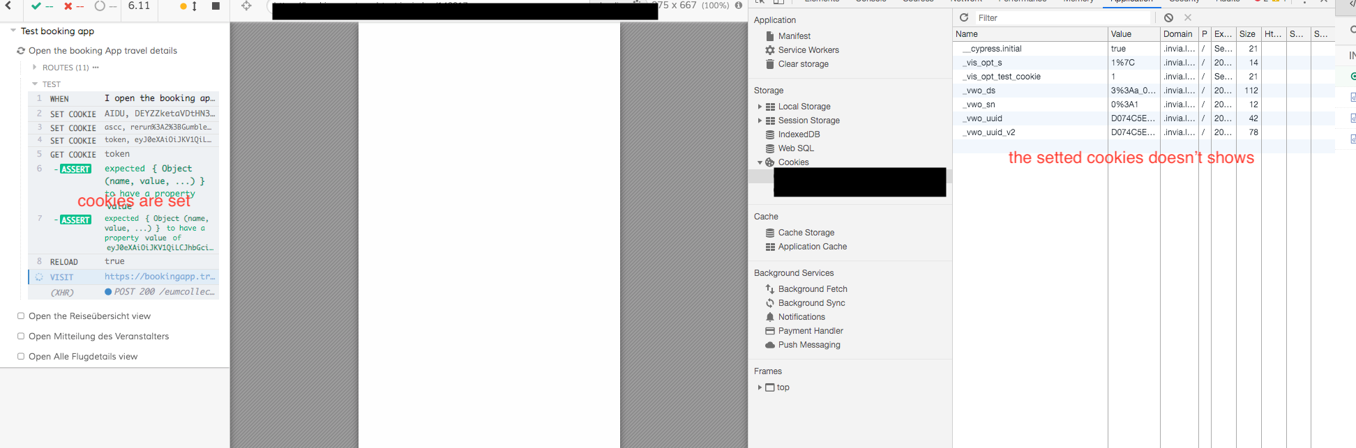 Cypress shows which the cookie is set but it doesn't · Issue #5737 ...