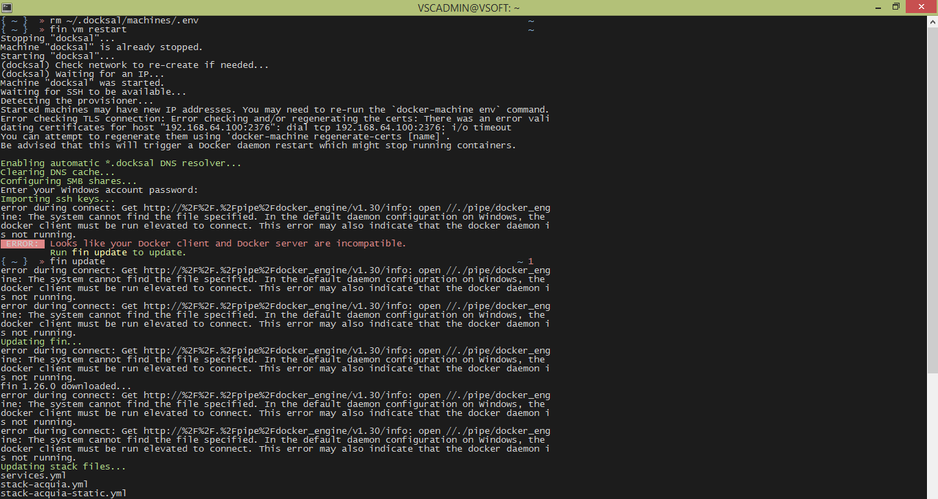 Docsal was not working in windows 10 · Issue #337 · docksal/docksal · GitHub
