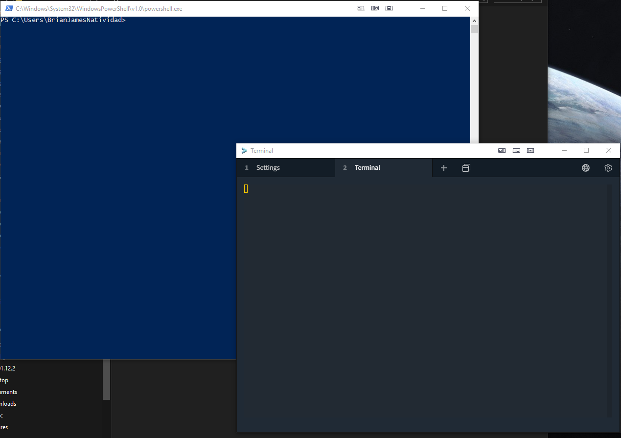 Opening a new Tab opens the Powershell window separately · Issue #1967 ...