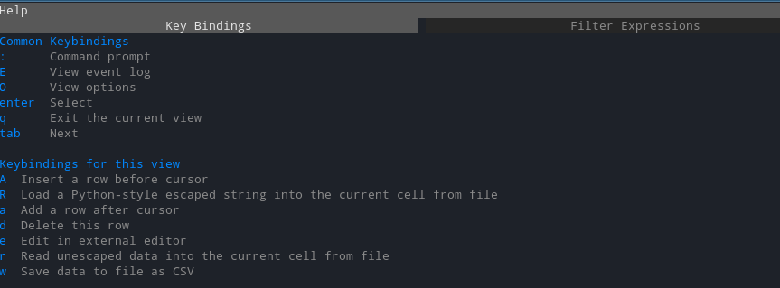 Add insert keybinding for grid editor · Issue #4578 · mitmproxy/mitmproxy · GitHub
