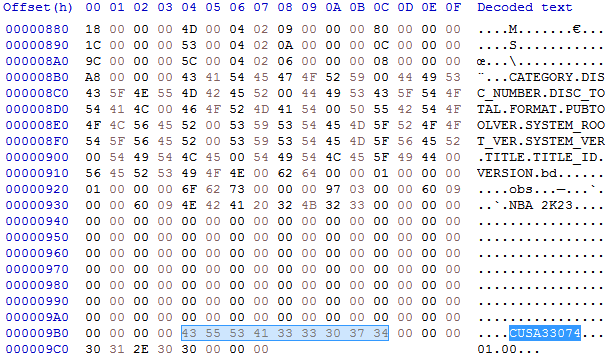 [Request] PS4: parse internal serial from bd/param.sfo · Issue #420 · SabreTools/MPF · GitHub