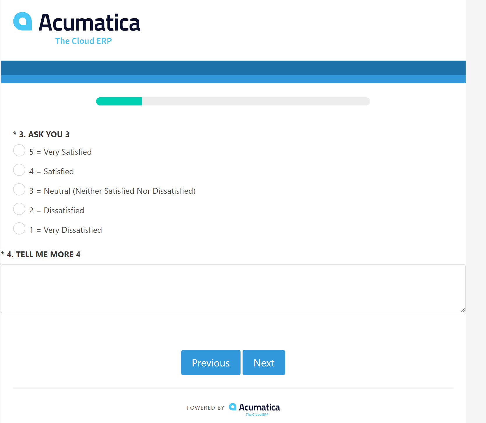 Required Question (s) doesn't work - page advances without answered. · Issue #73 · Acumatica ...