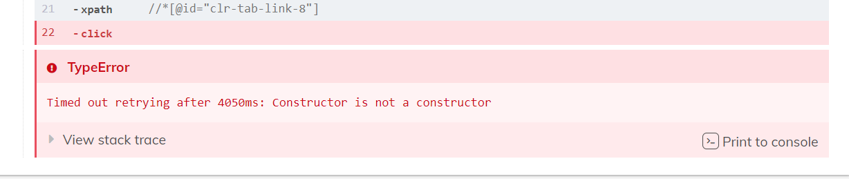 Error In Cypressconstructor Is Not A Constructor During A Click · Issue 19814 · Cypress Io 5893