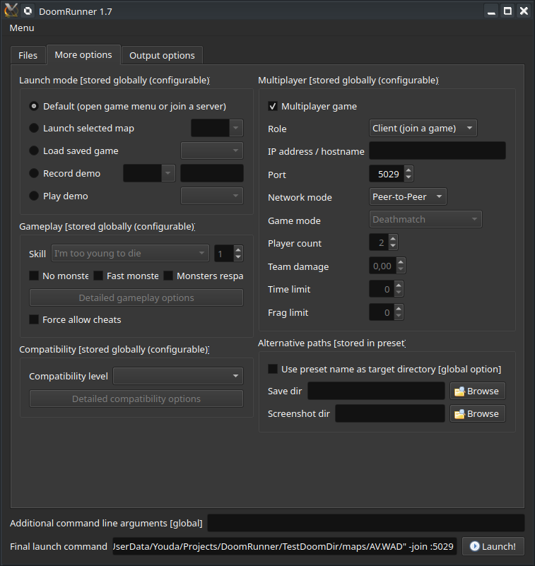[Suggestion] Dark Theme for Windows · Issue #47 · Youda008/DoomRunner · GitHub