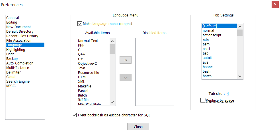 Tabs are always inserted as spaces, regardless of settings · Issue ...