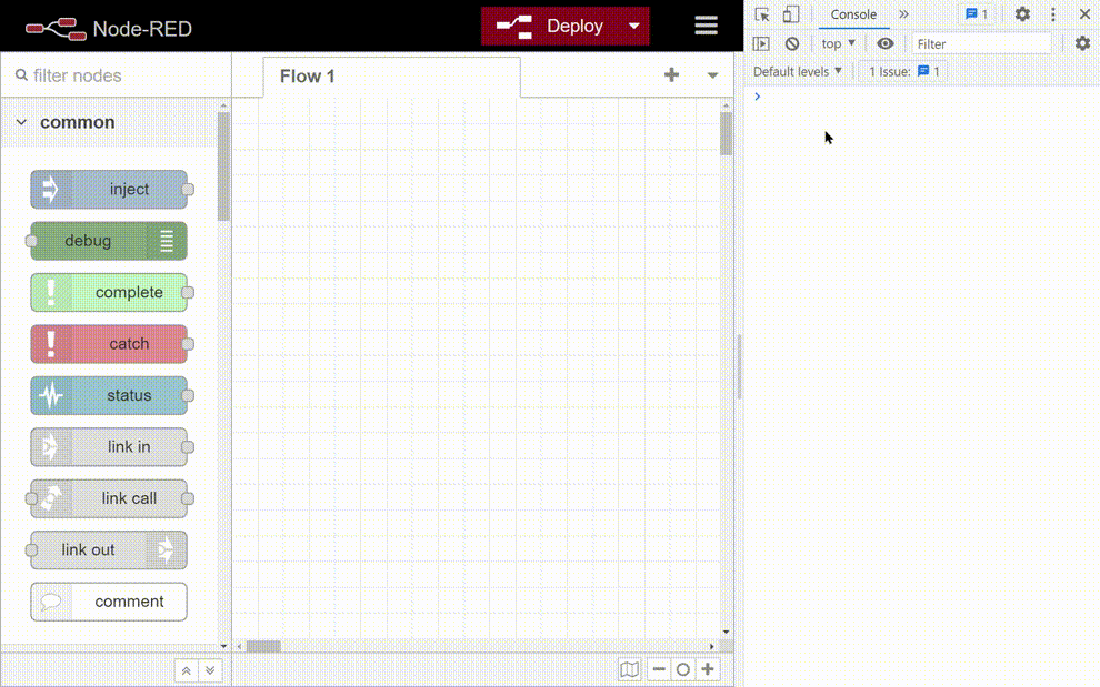 Tour guide for the first flow doesn't work · Issue #3255 · node-red ...