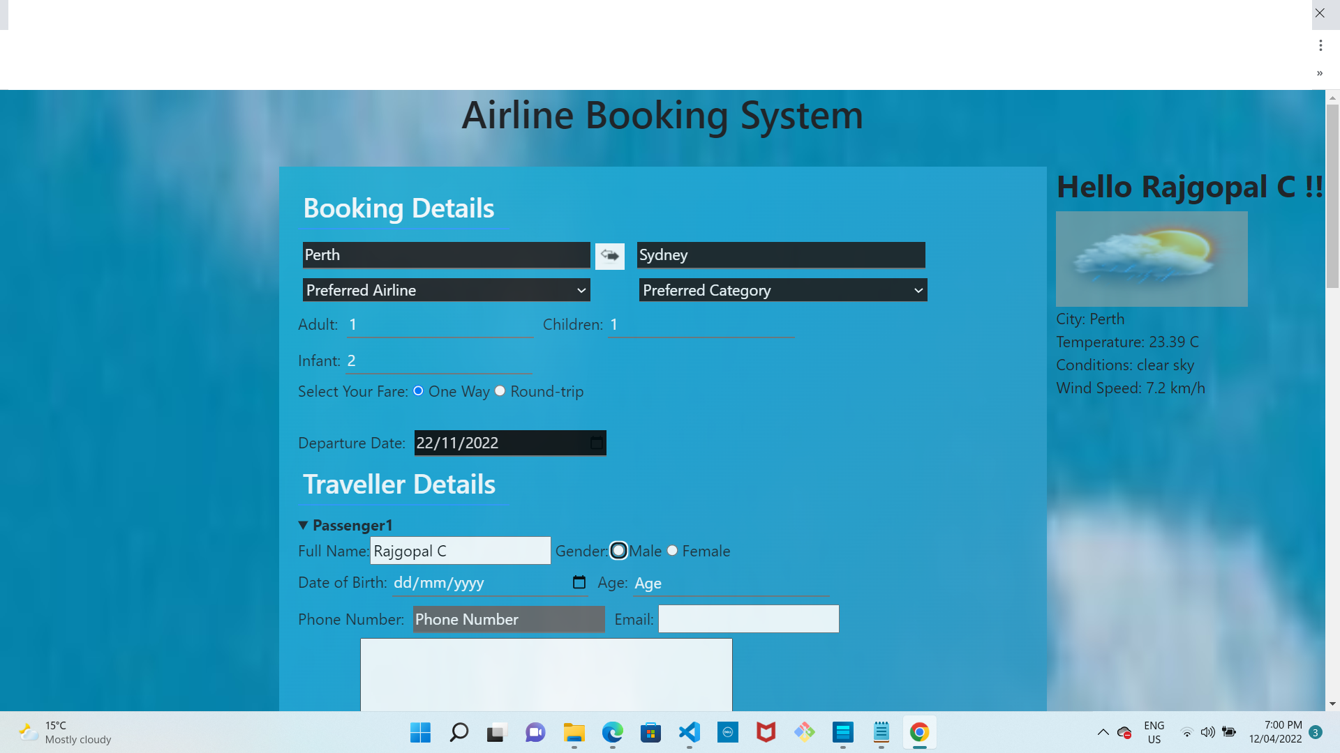 GitHub - crajgopal/Ticketbooking