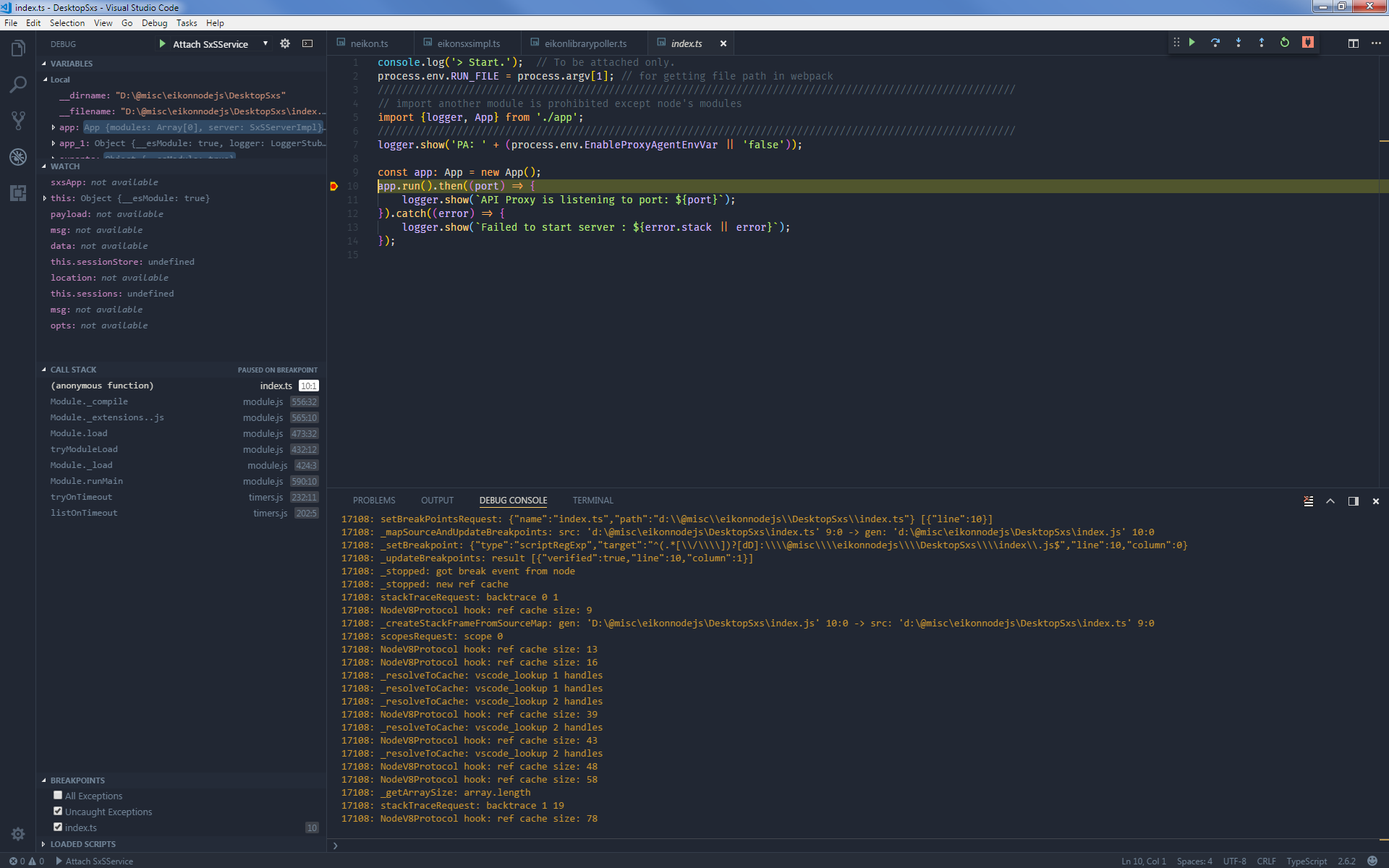 Breakpoint ignored if attach process with some webpack sourcemaps ...