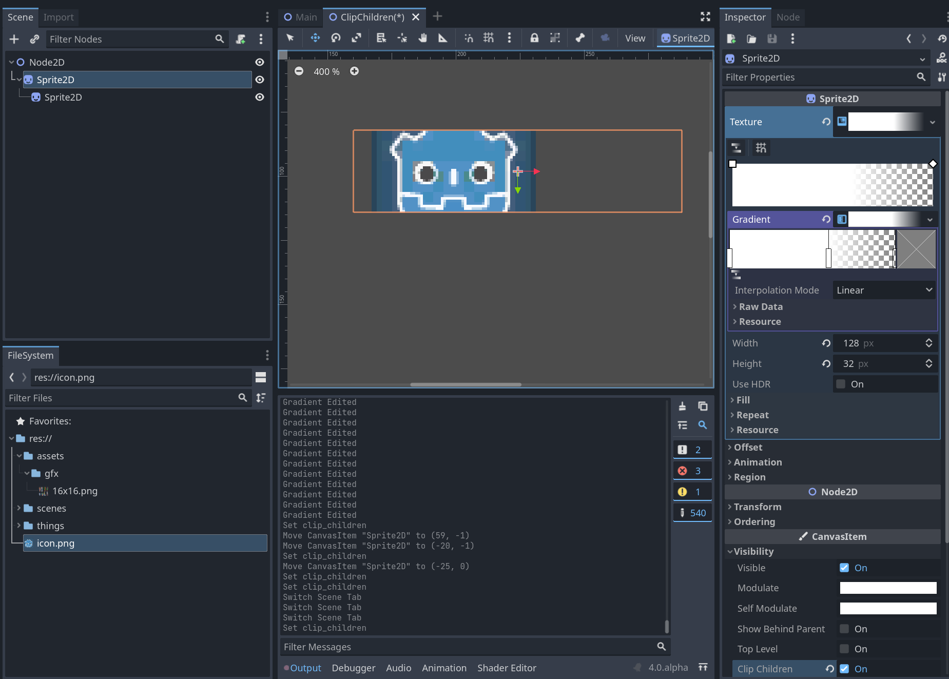 Vulkan: Clip Children has wrong blend mode and a rendering issue ...