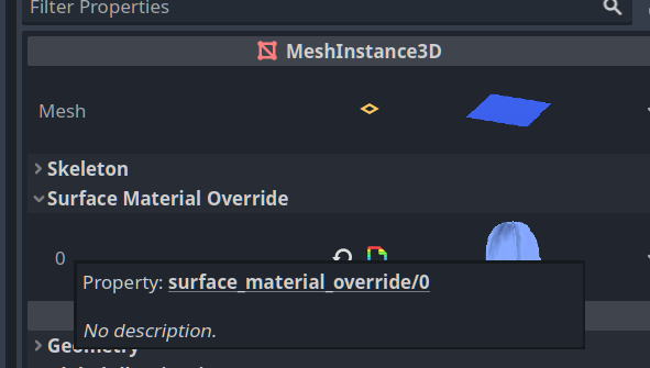 property name inconsistency - surface_material_override · Issue #70233 · godotengine/godot · GitHub
