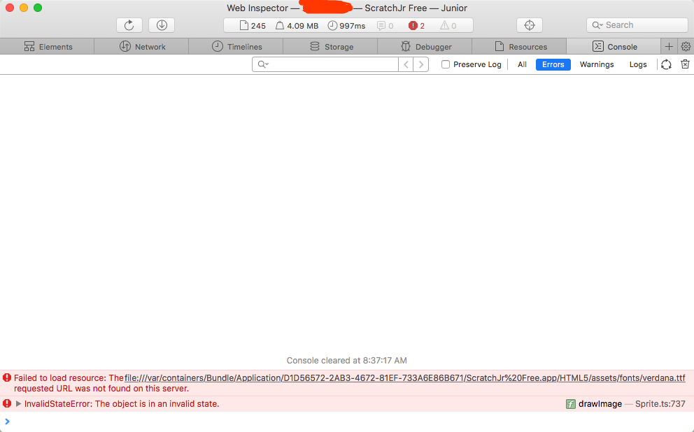 InvalidStateError: The object is in an invalid state. · Issue #181 · scratchfoundation/scratchjr ...