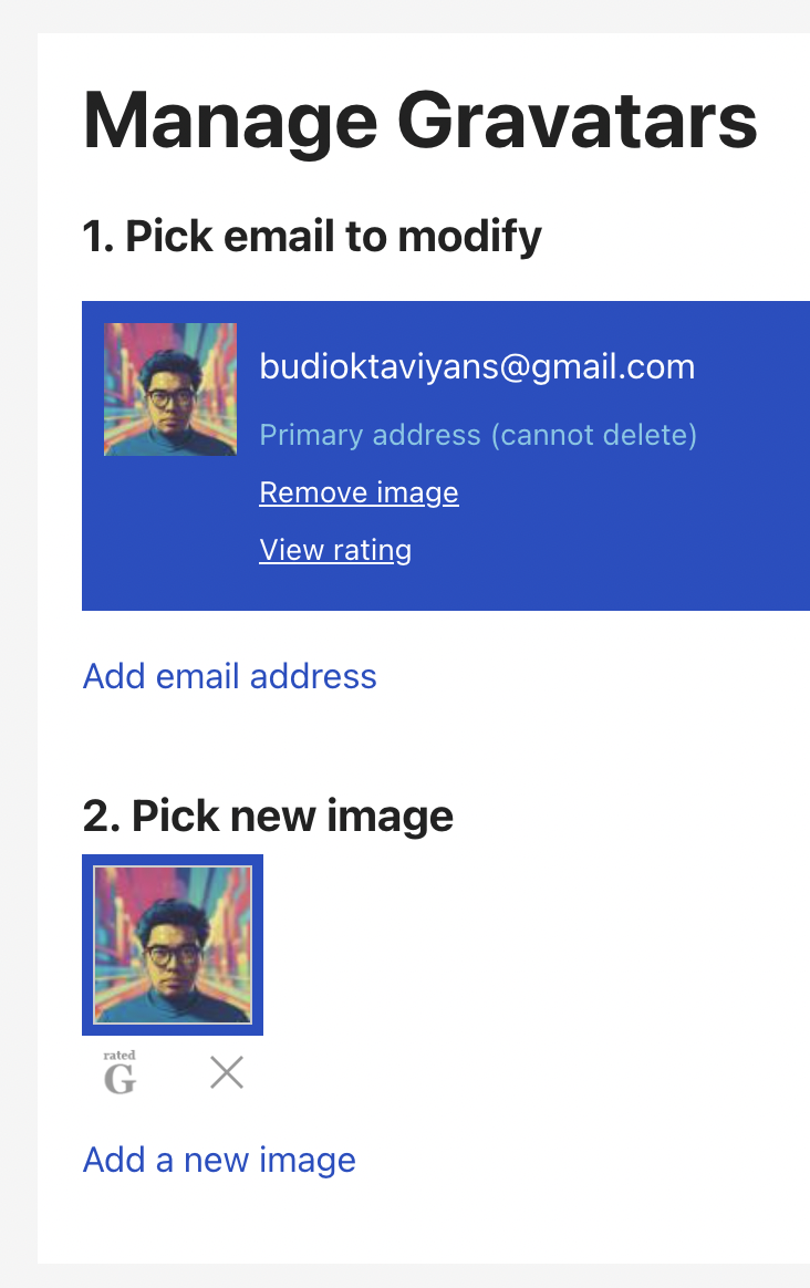My Gravatar not replace with new profile photo after update it ...