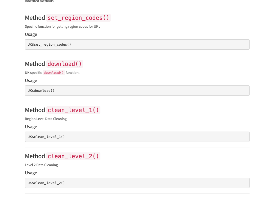 Pkgdown methods documentation duplicated · Issue #289 · epiforecasts/covidregionaldata · GitHub