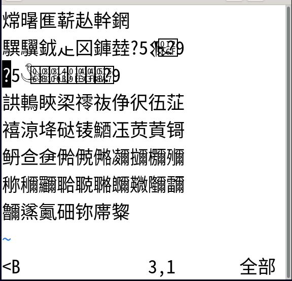 Gb18030 2022 Is Coming Test It In Debian 11 Use Vim To Open Tested