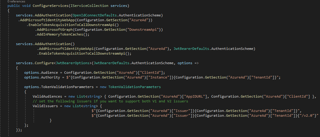 Consume enterprise APIs secured with microsoft-identity-web in ...