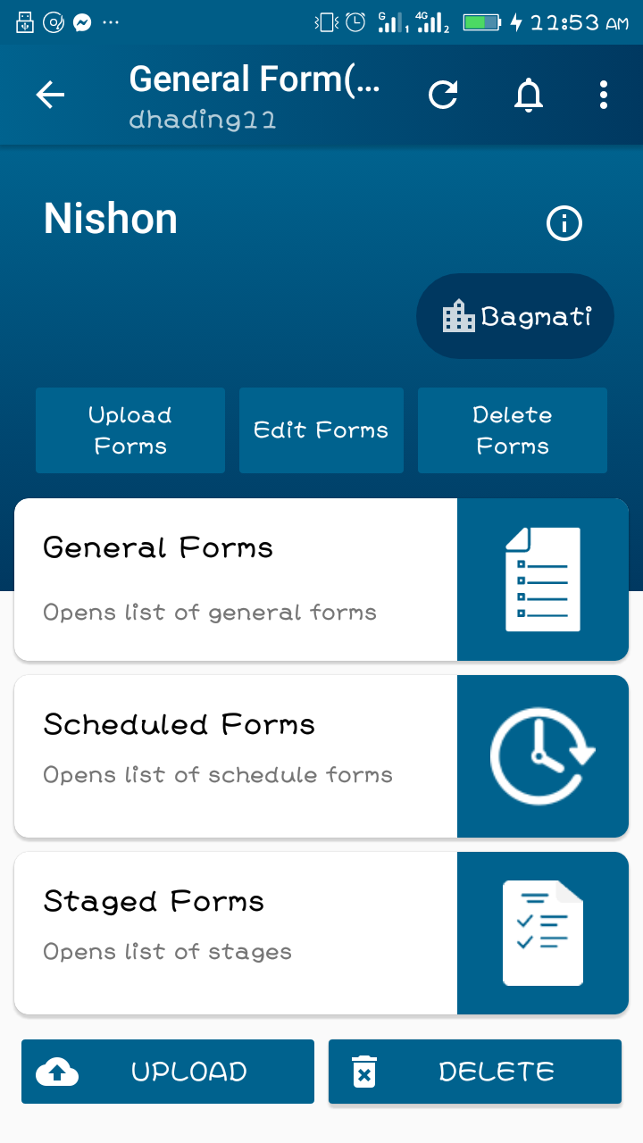 A site appears under general forms. · Issue #111 · fieldsight/fieldsight-mobile · GitHub
