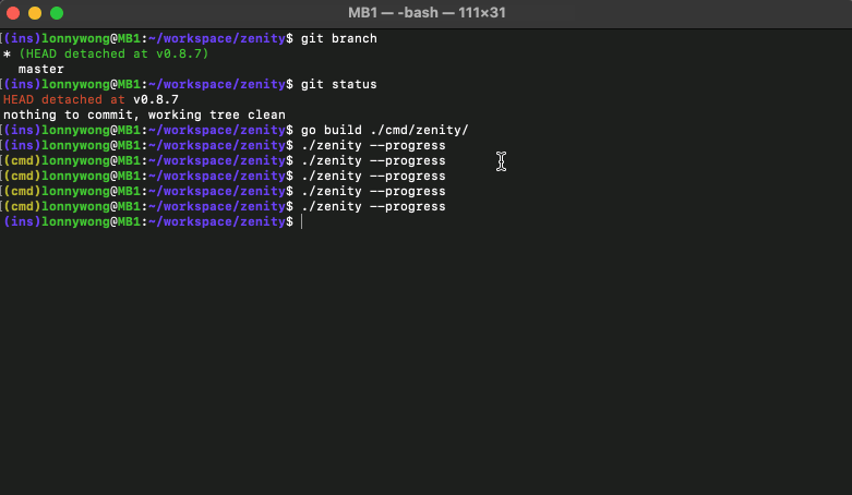 [macOS] progress doesn't pop up in front since v0.8.8 · Issue #40 · ncruces/zenity · GitHub