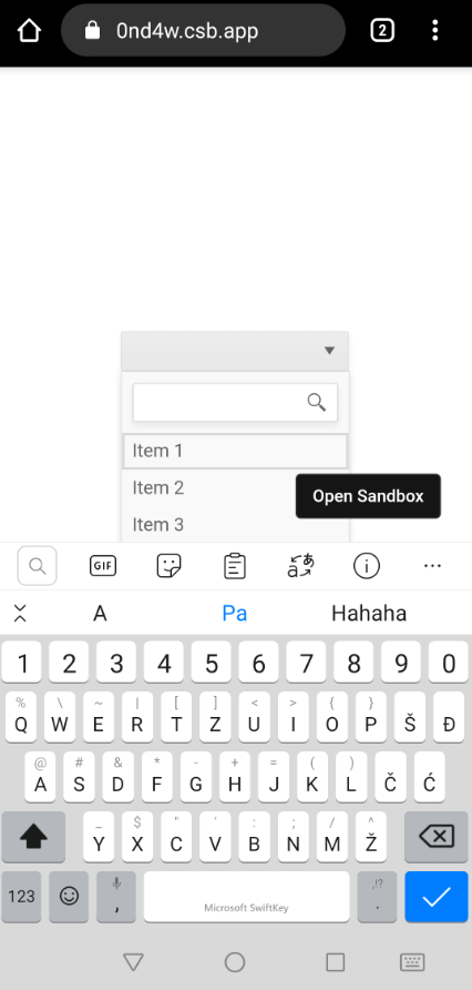 DropdownList - Dropdown options hidden behind the keyboard on mobile devices · Issue #763 ...