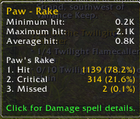 [Spell] Rake (Druid) 1822 · Issue #2137 · WoWManiaUK/Blackwing-Lair ...