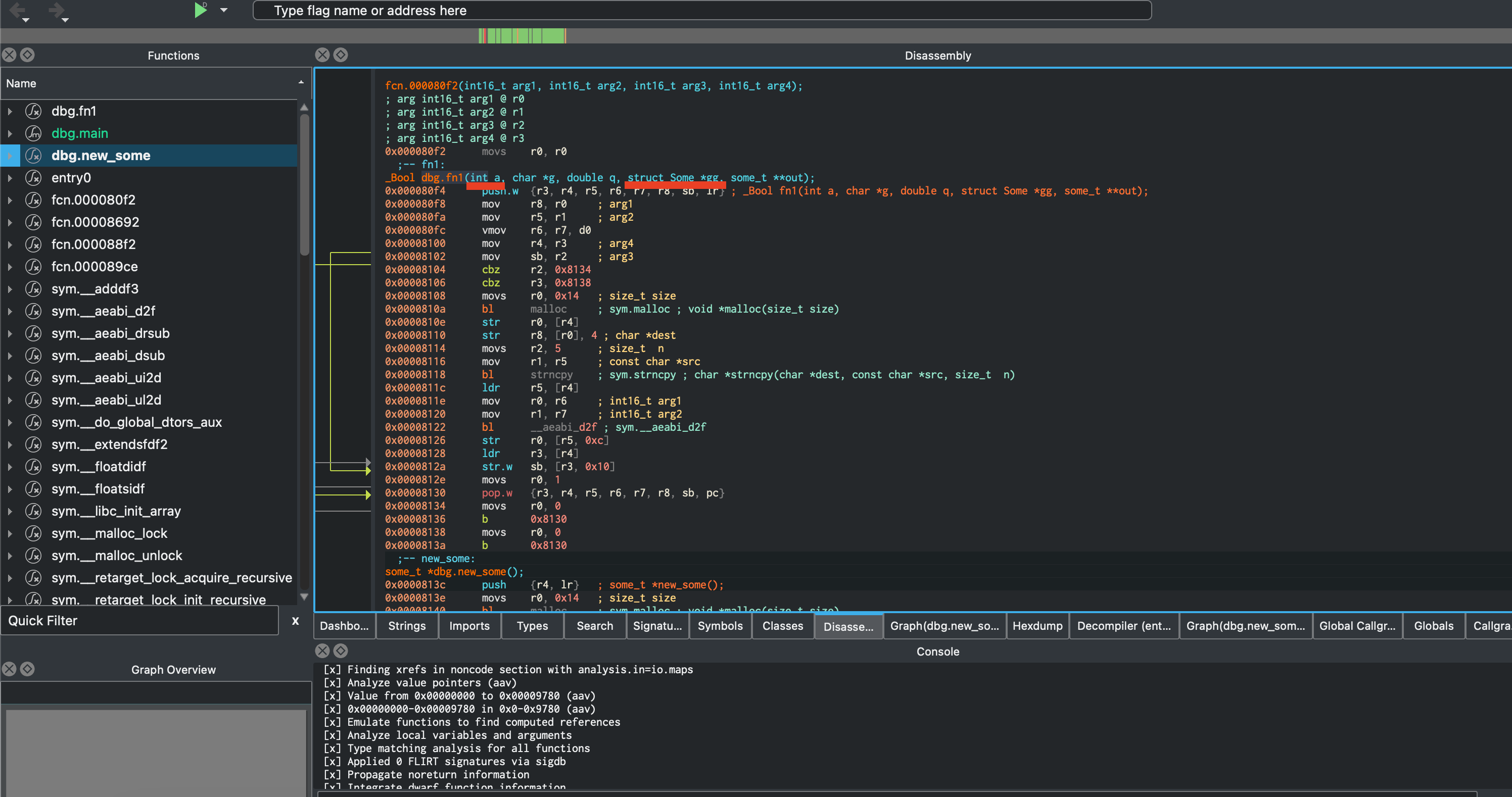 Make Types And Variables In The Function Name In The Disassembly And Graph Clickable · Issue 