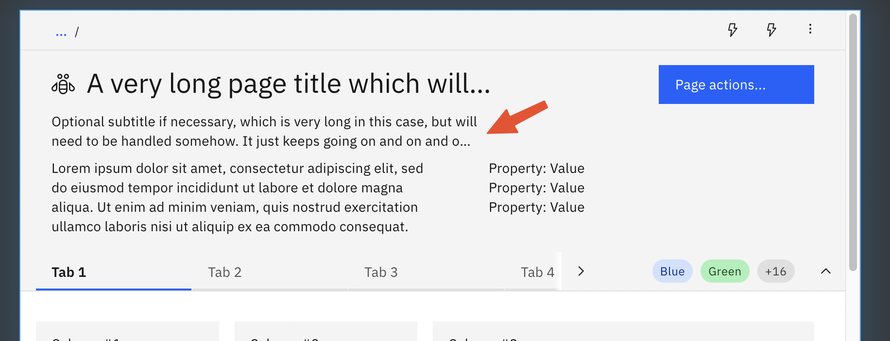 PageHeader: subtitle has no way to view overflow text · Issue #2501 · carbon-design-system/ibm ...