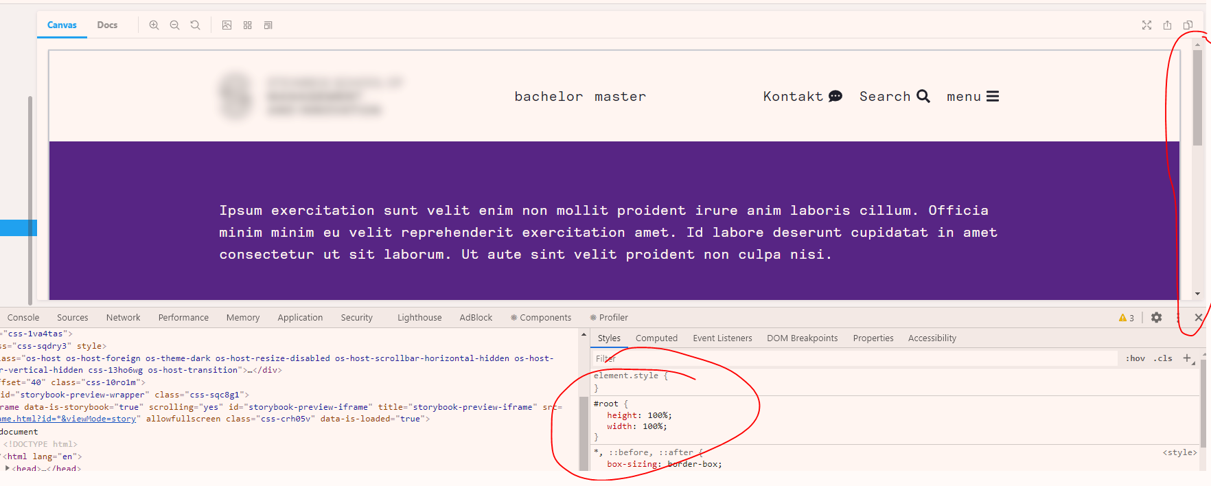 viewport change missing part of the page view · Issue #12532 · storybookjs/storybook · GitHub