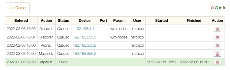 Job queue for infinite of Arpwalk and Macwalk · Issue #851 · netdisco/netdisco · GitHub