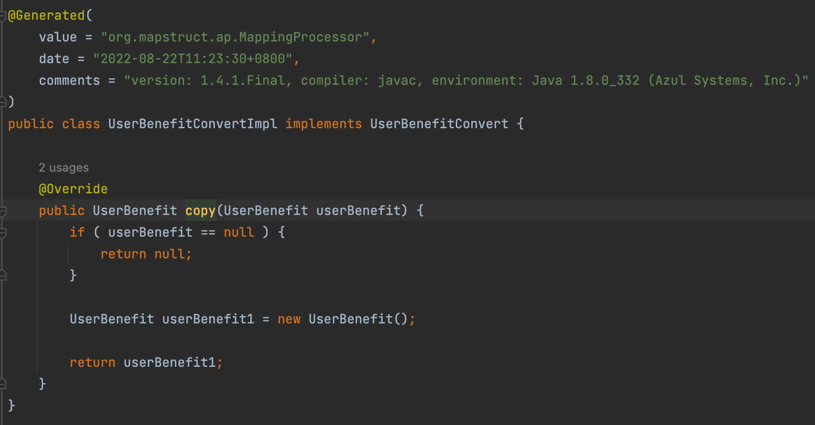 When The Same Object Is Copied The Properties Are Not Copied · Issue 2981 · Mapstruct