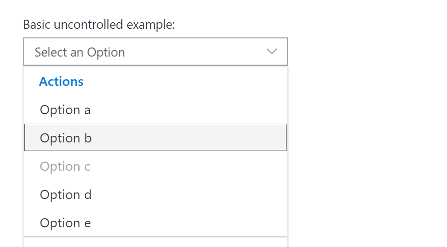 ComboBox active option does not have a boarder like Dropdown which ...