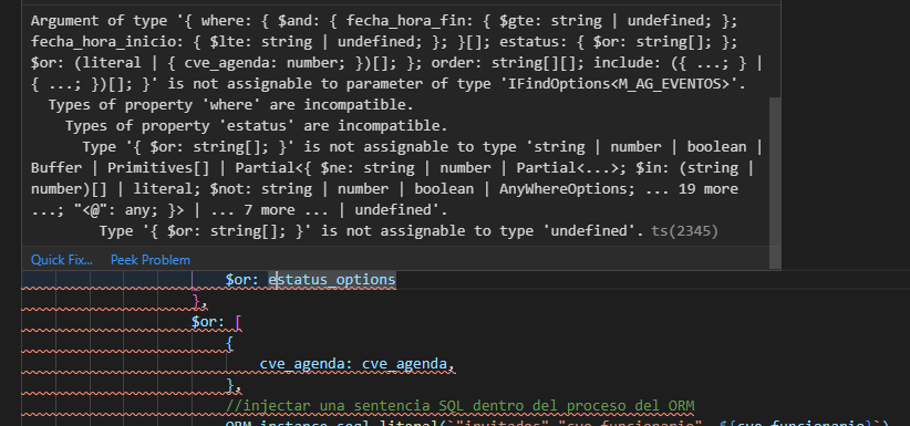 Visual Code 1.35+ doesn't detect the '$or' operator like the valid ...