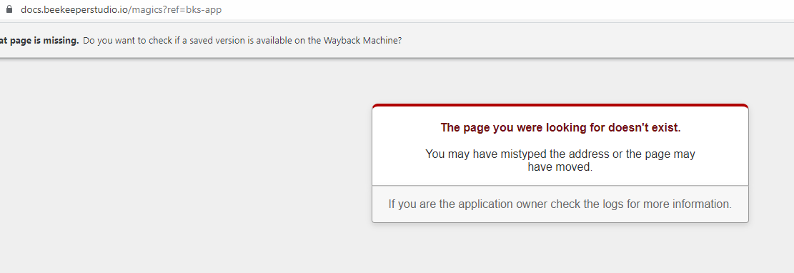 App wants me to see Query Magics · Issue #1427 · beekeeper-studio/beekeeper-studio · GitHub