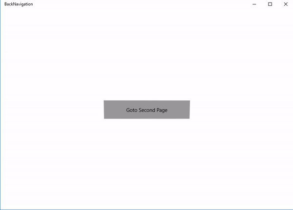 GitHub - shubdragon/BackNavigationUWP: Back navigation from child to ...
