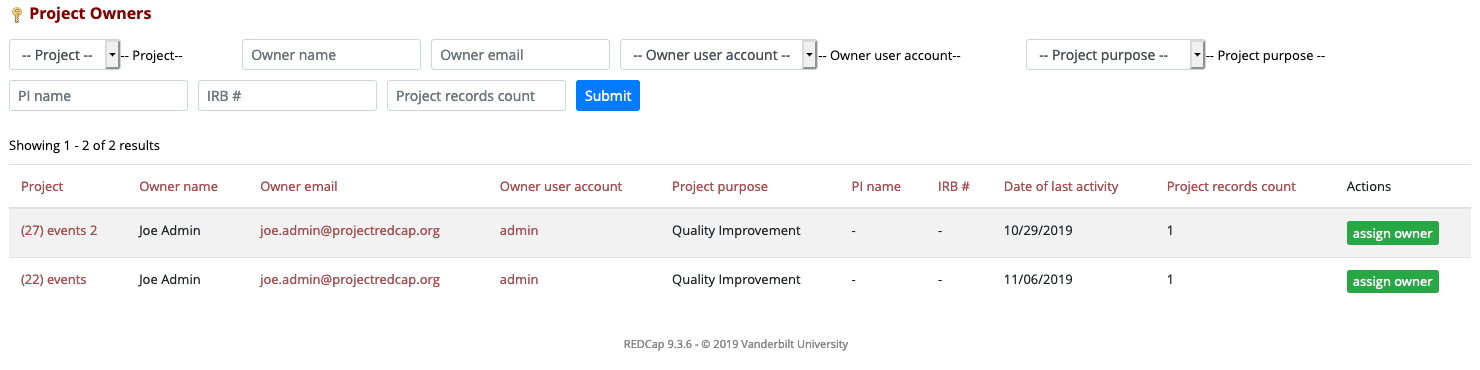 Display errors with REDCap 9.3.x · Issue #42 · ctsit/project_ownership · GitHub