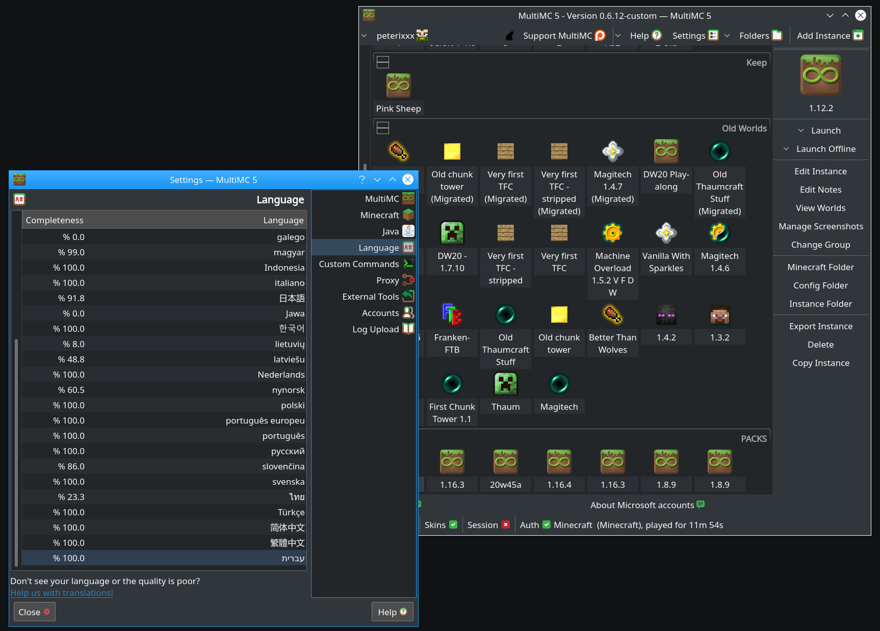 RTL language issues · Issue #3456 · MultiMC/Launcher · GitHub