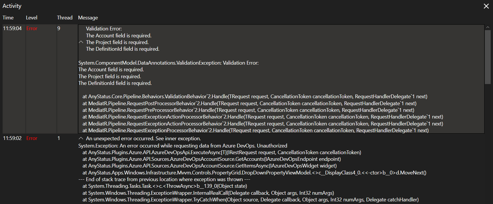 Unauthorised Message Using Azure Devops · Issue 40 · Anystatusanystatus · Github