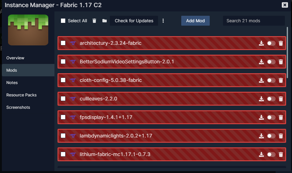 Updating disabled mods should stay disabled. · Issue #1199 · gorilla-devs/GDLauncher · GitHub