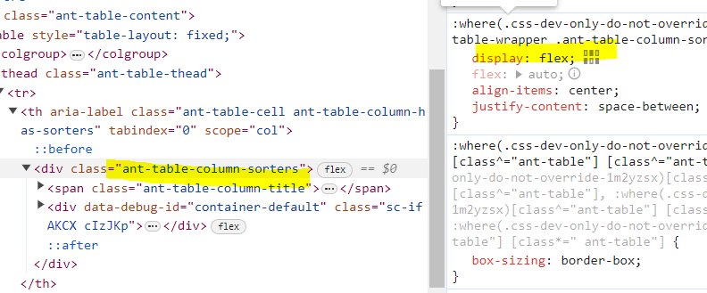 Table title is not ellipsis when Sort is shown · Issue #46017 · ant-design/ant-design · GitHub