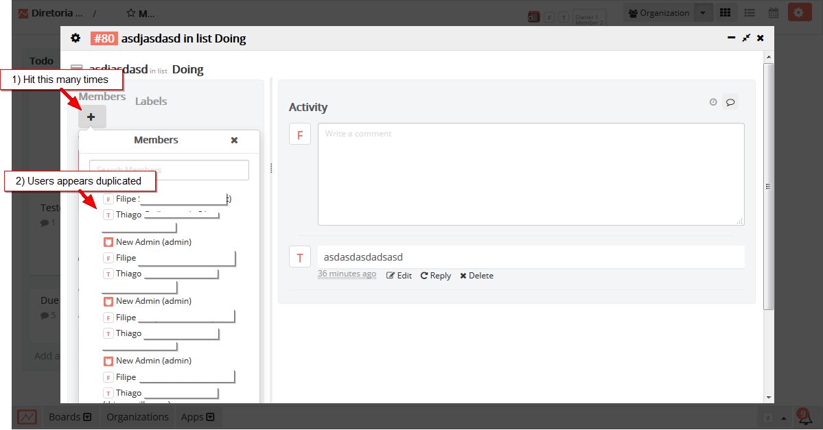 Bug: when adding members to cards, users are appearing duplicate · Issue #1268 · RestyaPlatform ...
