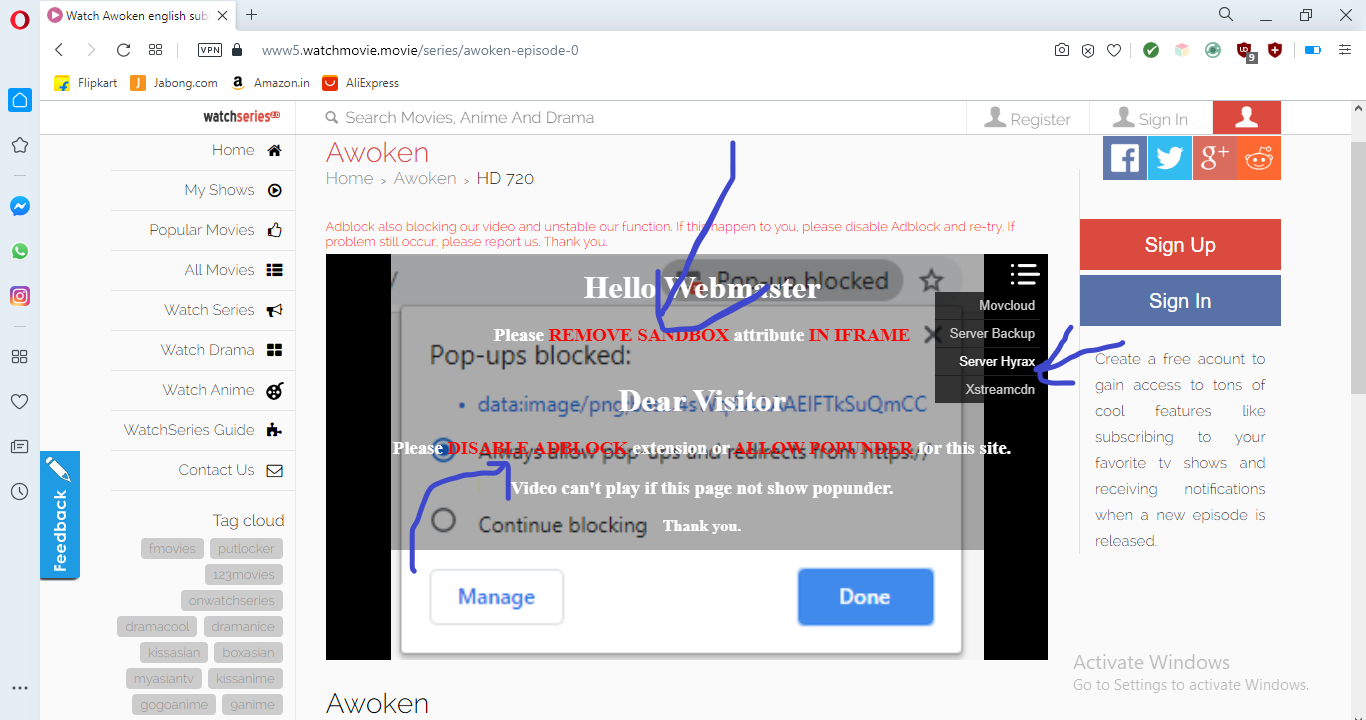 hydrax.net anti adblock · Issue #6851 · uBlockOrigin/uAssets · GitHub