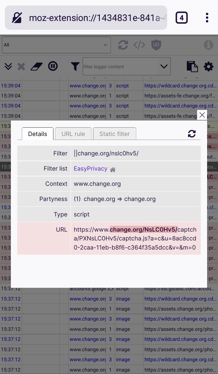 change.org · Issue #8253 · uBlockOrigin/uAssets · GitHub