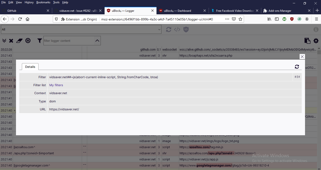 vidsaver.net · Issue #8262 · uBlockOrigin/uAssets · GitHub