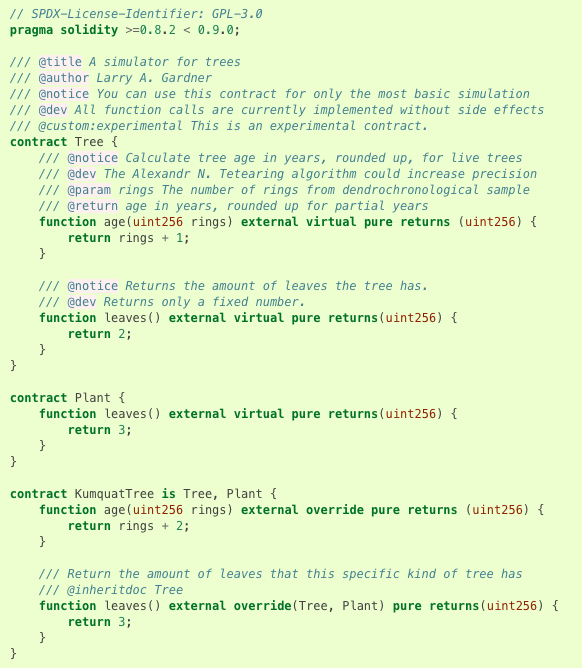 Add new natspec tags to pygments-lexer-solidity · Issue #11171 · ethereum/solidity · GitHub