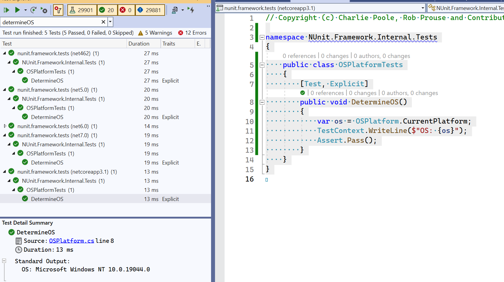 Bogus check for Windows 11 · Issue #4237 · nunit/nunit · GitHub