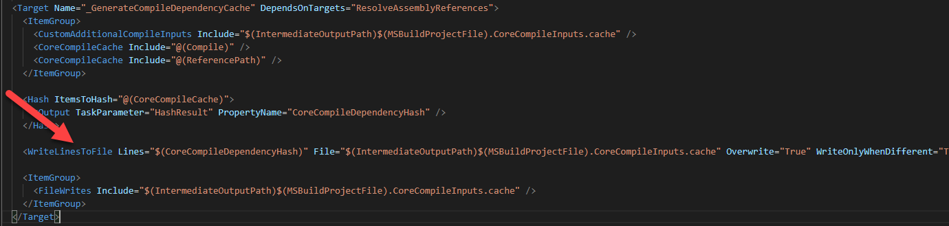 Build on VSTS fails with "Cannot write lines to CoreCompilerInputs.cache" · Issue #4810 ...