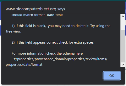 ISO date-time format error fix · Issue #157 · biocompute-objects/portal · GitHub