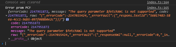 retrivemultiple is not supporting fetchXml query option ... · Issue ... retrivemultiple is not supporting fetchXml query option ... · Issue ...