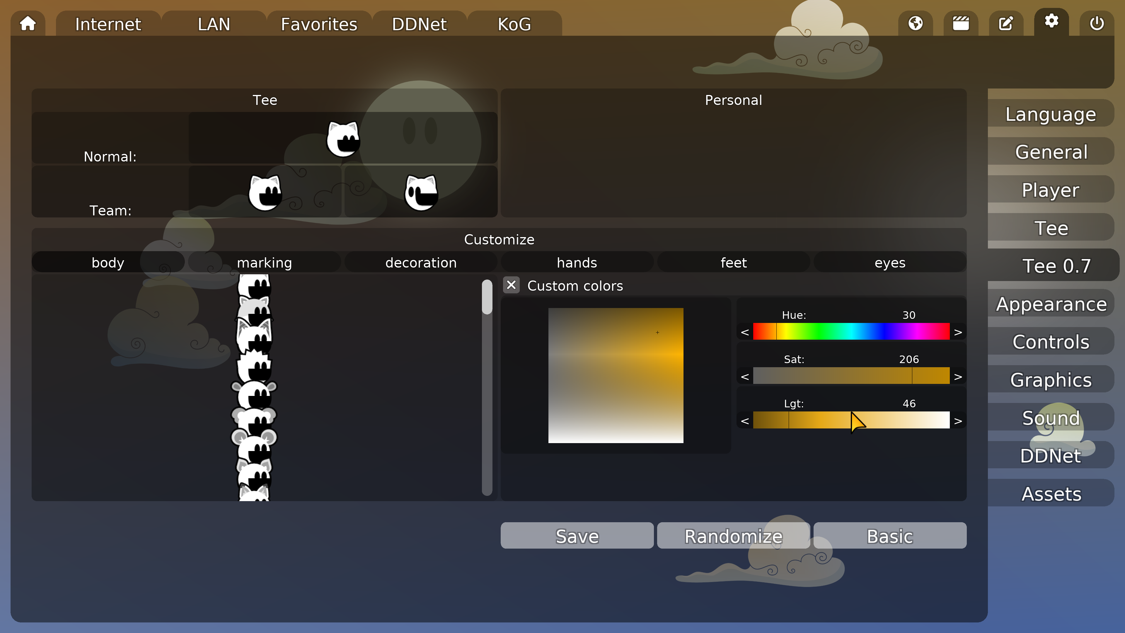 [DRAFT] Start working on 0.7 skins menu by ChillerDragon · Pull Request #5660 · ddnet/ddnet · GitHub