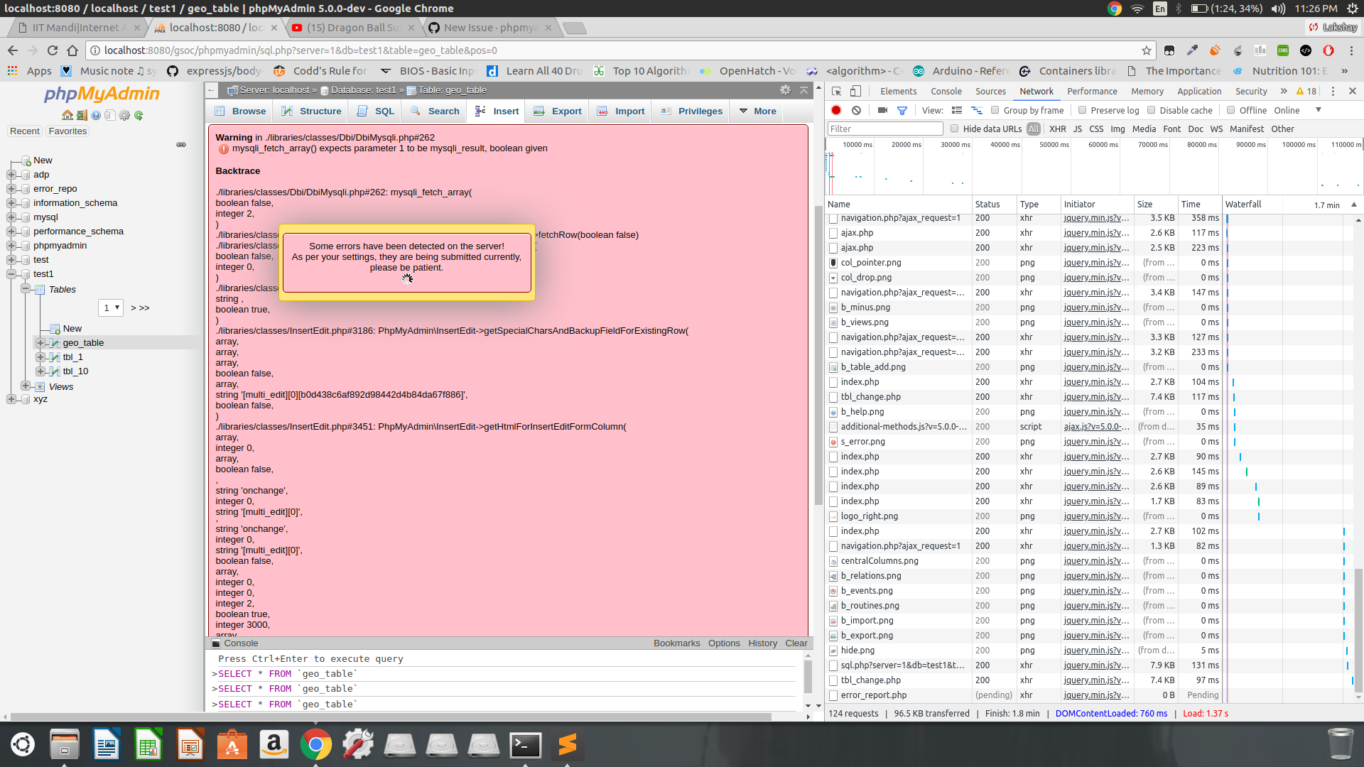 Copying spatial field results in errors · Issue #14274 · phpmyadmin/phpmyadmin · GitHub