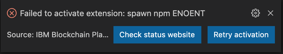 Failed to install/activate the extension · Issue #2358 · IBM-Blockchain/blockchain-vscode ...